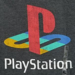 Sony | Shirts | Playstation Logo Licensed Video Game Merch Tshirt ...
